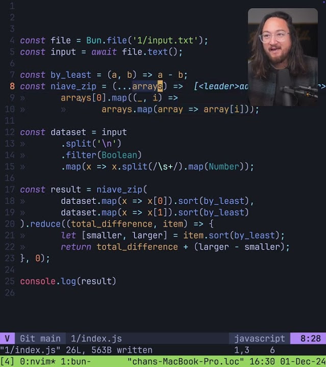 Advent of Code — Day 1 Solution #coding #shorts #adventofcode #coding - YouTube