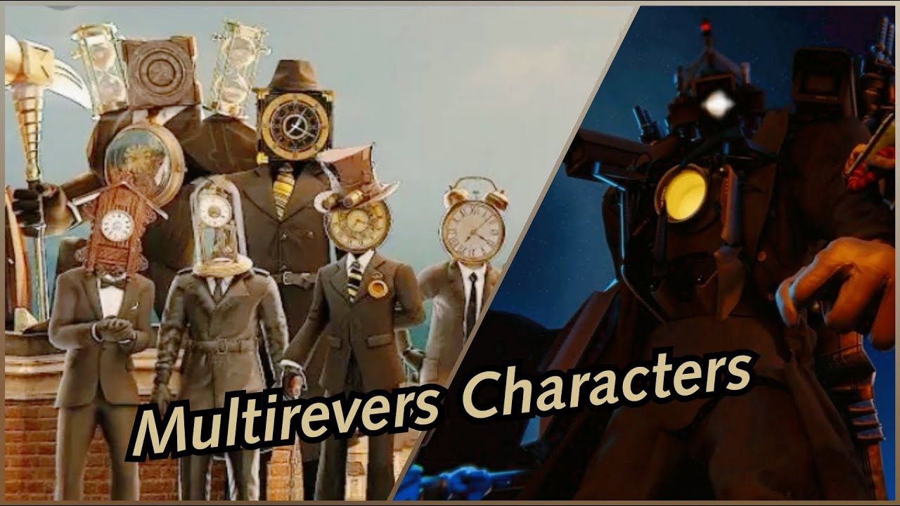 Skibidi toilet multiverse characters || GAMEFLICK124||Skibidi toilet ...