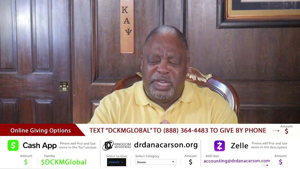 Noon Day Bible Study with Dr. Dana Carson - Tuesday, April 28th ...