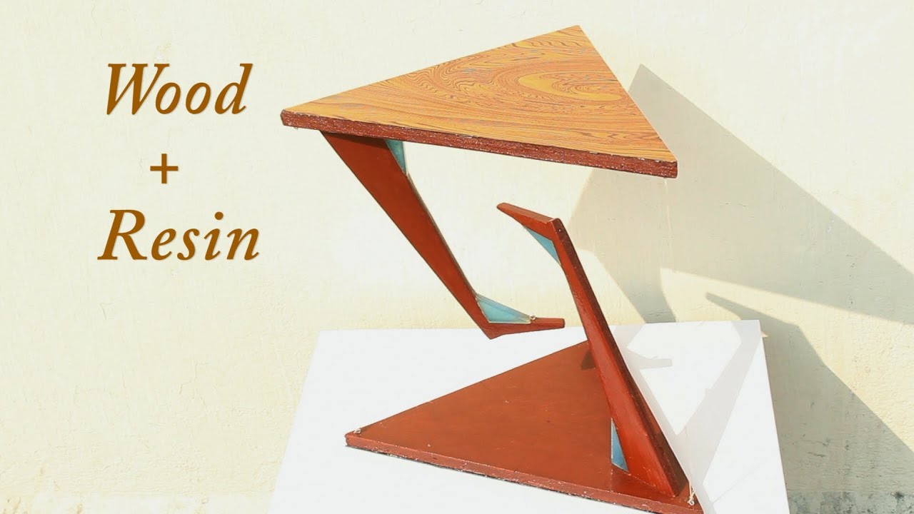 Impossible Floating Table DIY | With wood and Resin | Tensegrity Table ...