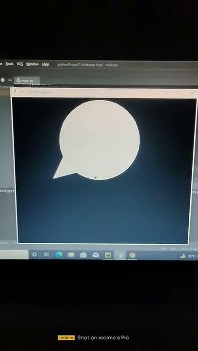 Making Whatsapp Logo 🔥 With Python Code Prgrmng 🔥 Coding Python Python3 Pythonprogramming