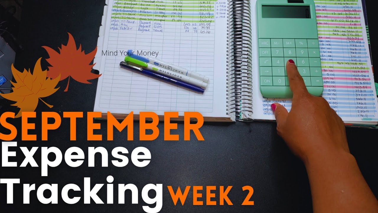 Expense Tracking Week 2 of September | Mind Your Money - YouTube