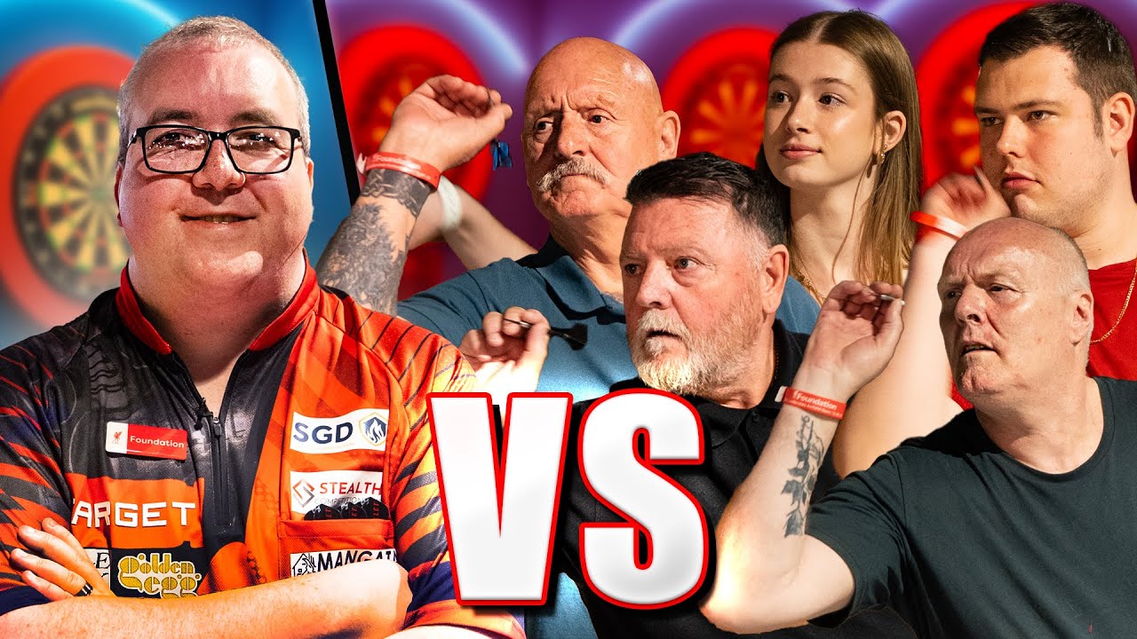 Darts CHAMPION vs AMATEURS! | Beat The Pro - YouTube