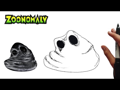 How to draw Friendly slime from Zoonomaly - YouTube