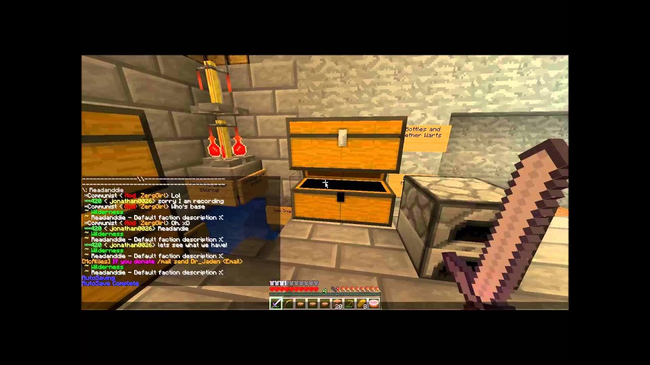 Minecraft Raiding: A Small Faction Base - YouTube