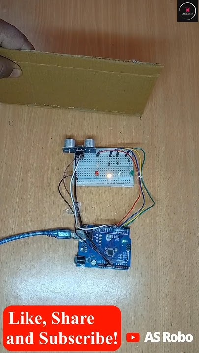 🚥 Arduino Ultrasonic LED Control | Distance Sensing LEDs | AS RoBo Shorts #diy #arduino #short # ...