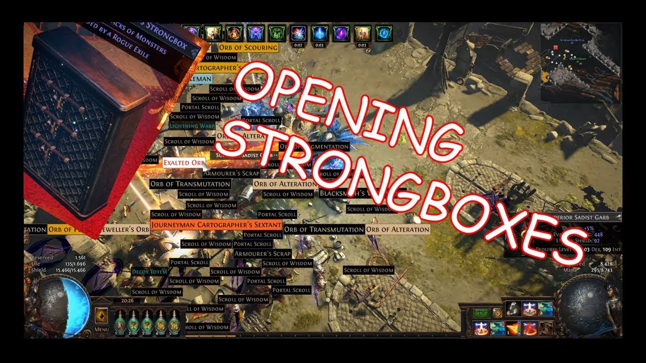 THICC Strongboxes/ Opening Strongboxes/ Monstrous Treasure/ Path of ...