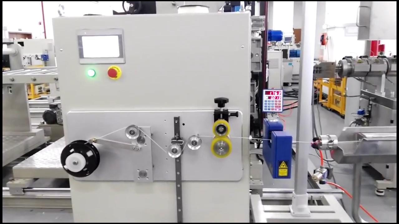 Small 3D printer filament extruder line - YouTube