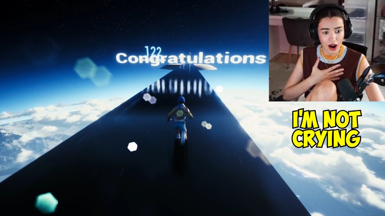 Nora Gets Emotional After Completing Only Up! - YouTube