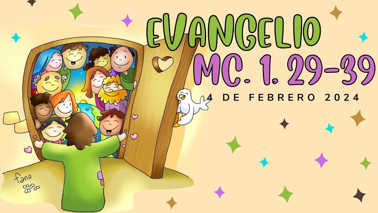 Reflexión para niños Evangelio Mc. 1, 29-39 - YouTube