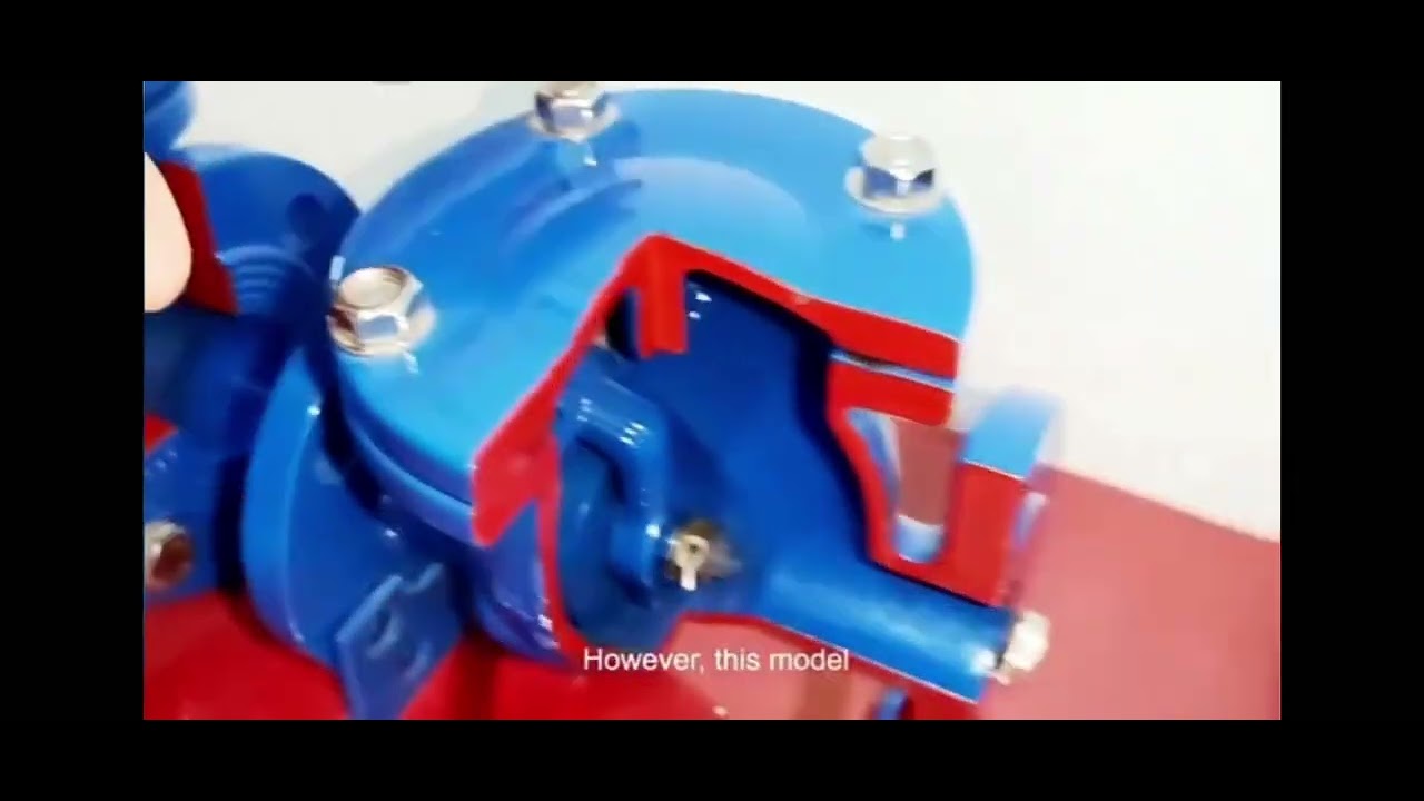 Swing check valve operating principle - YouTube