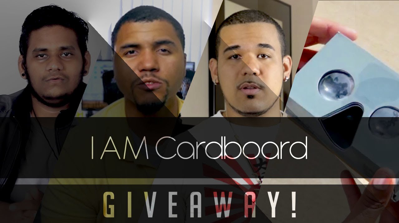 I Am Cardboard Giveaway ( x 3) #COLLAB [CLOSED] - YouTube