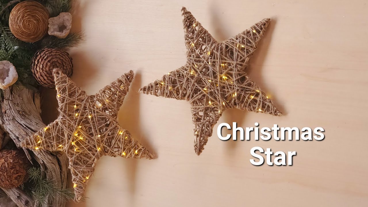 Christmas Star DIY - YouTube