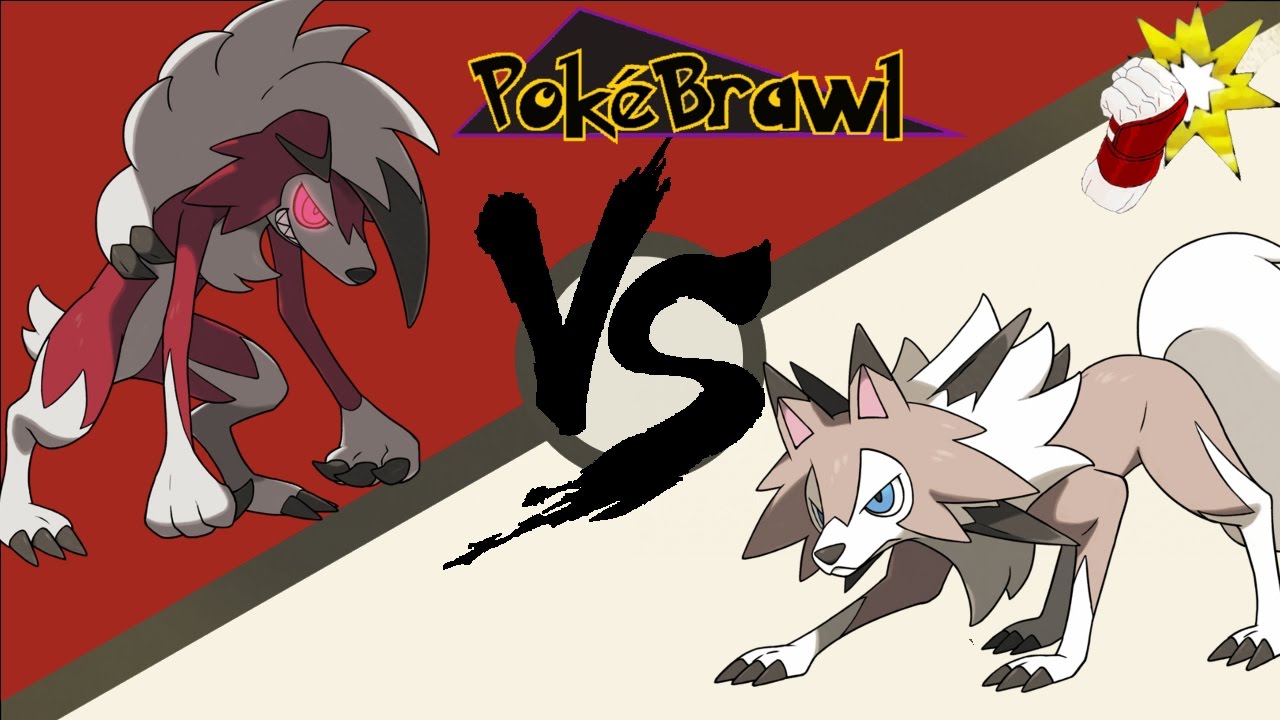 Lycanroc: Midday VS Midnight | POKEBRAWL! (Pokemon Sun & Moon) - YouTube