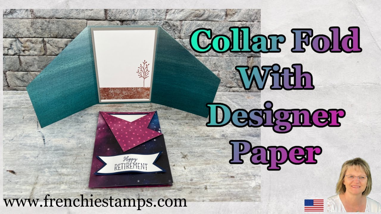 Designer Paper Collar Fold - YouTube
