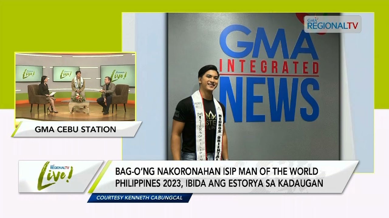 GMA Regional TV Live: Man of the World Philippines 2023, bida! - YouTube