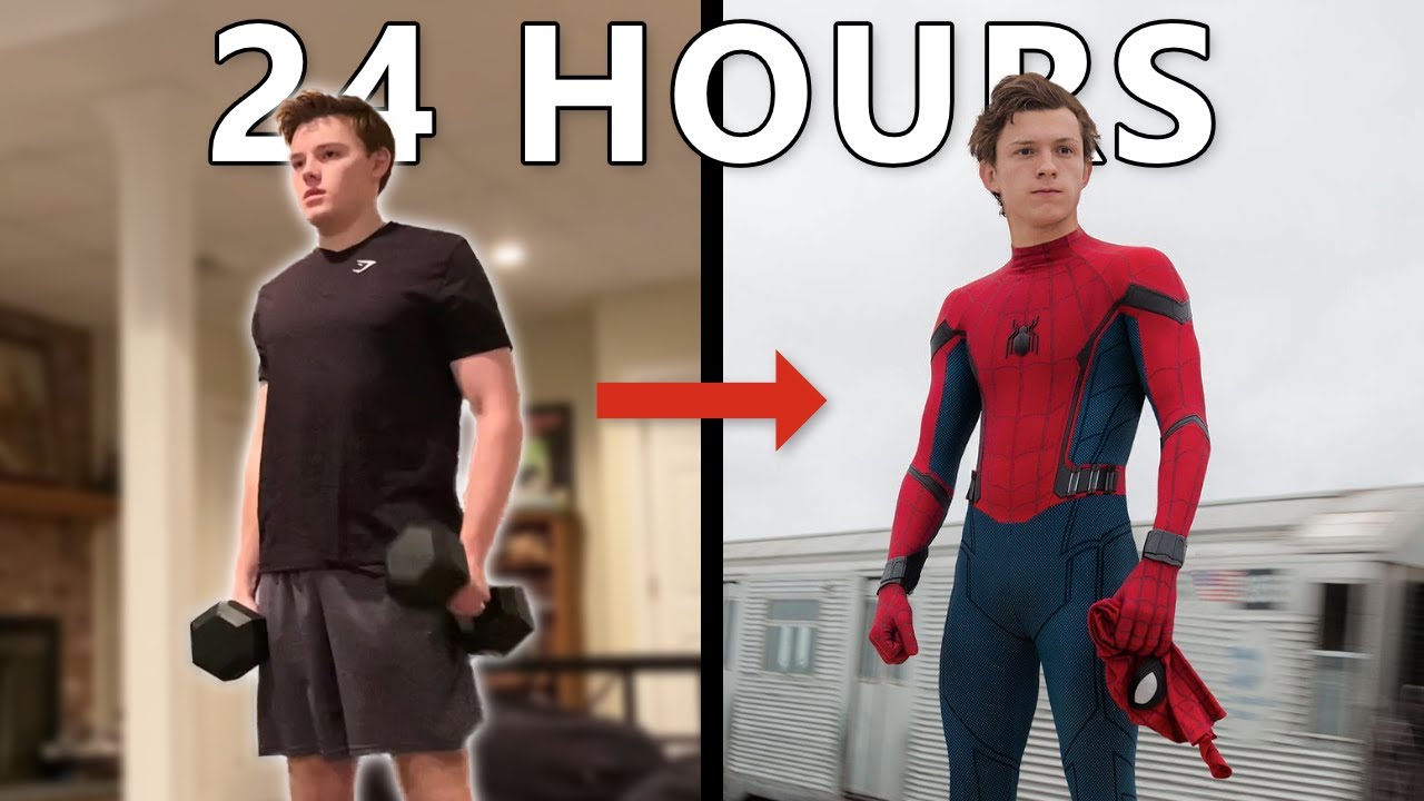 Training Like Spiderman For 24 Hours - YouTube
