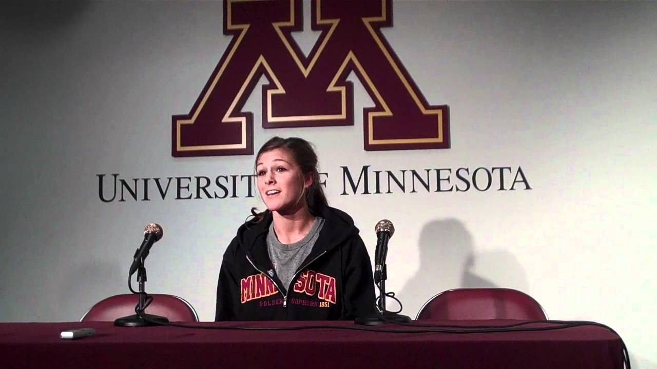 Gopher Volleyball Media Day: Jessica Granquist - YouTube