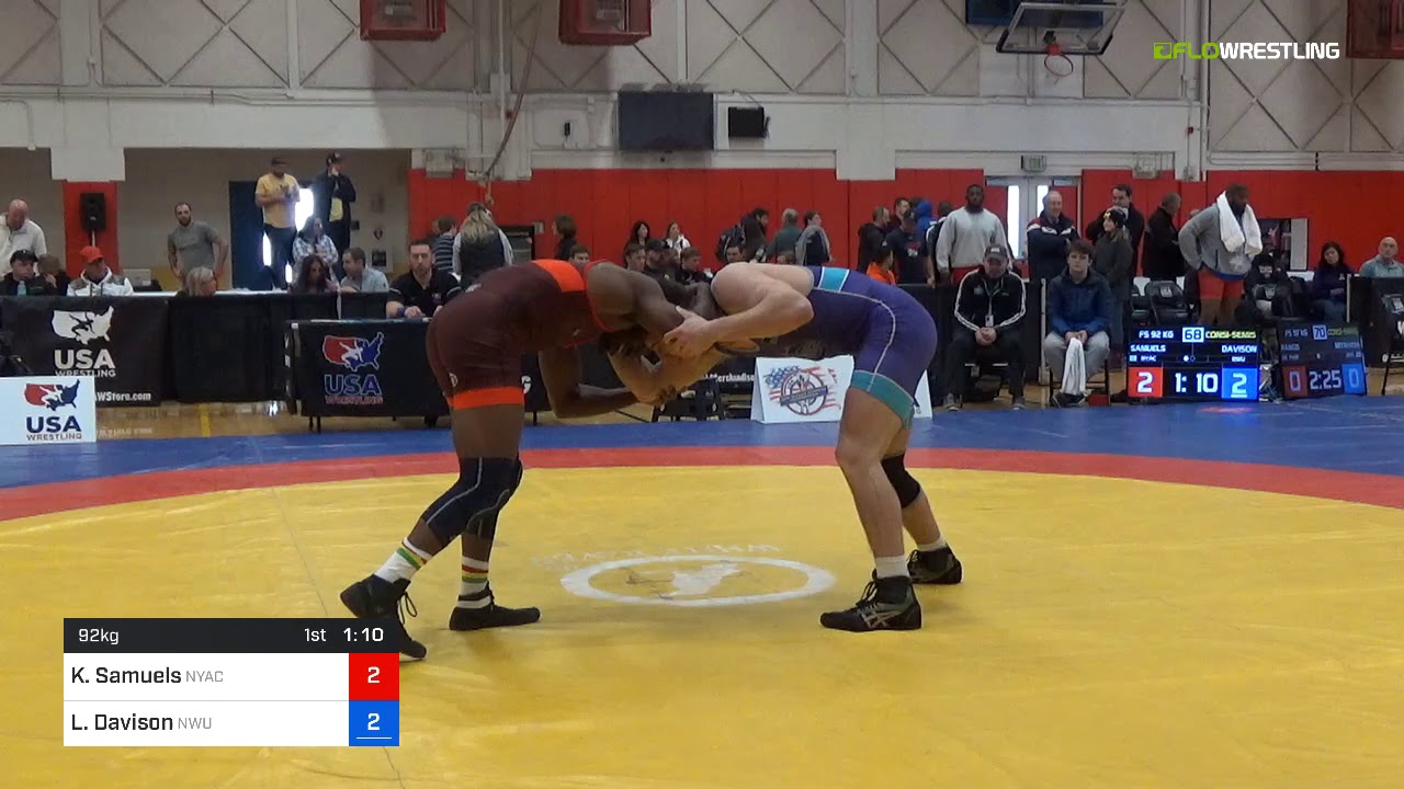 FS/FS 92 KG - CSF - Kadeem Samuels (NYAC) Vs. Lucas Davison - YouTube