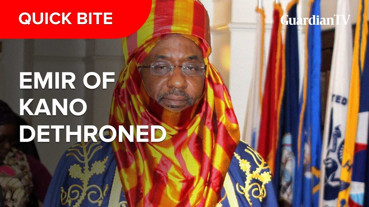 Emir of Kano, Muhammad Sanusi II dethroned - YouTube