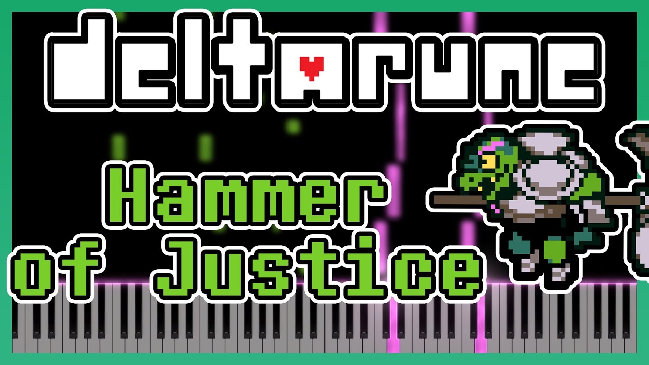 Hammer of Justice [Piano Cover] - Deltarune Chapter 4 OST - YouTube