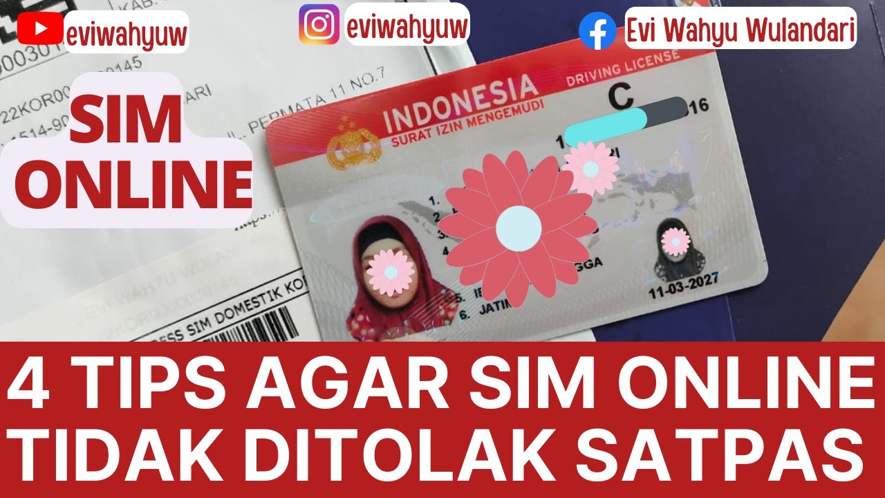 TIPS PERPANJANG SIM ONLINE AGAR TIDAK DITOLAK SATPAS | CARA PERPANJANG SIM ONLINE TERBARU 2023 ...