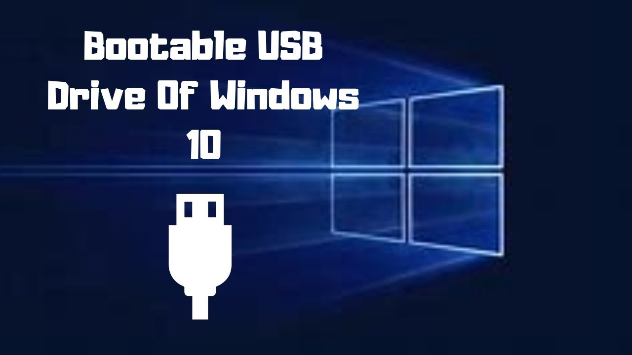 How To : Create a Bootable USB Drive of Windows 10 - YouTube