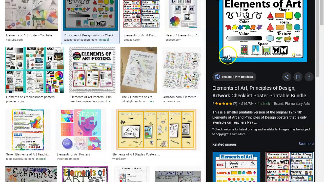 Design Tut: Art elements poster - YouTube