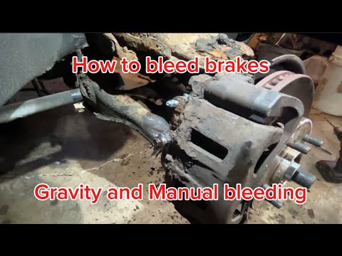 How to bleed brakes. Manual and Gravity bleeding. - YouTube