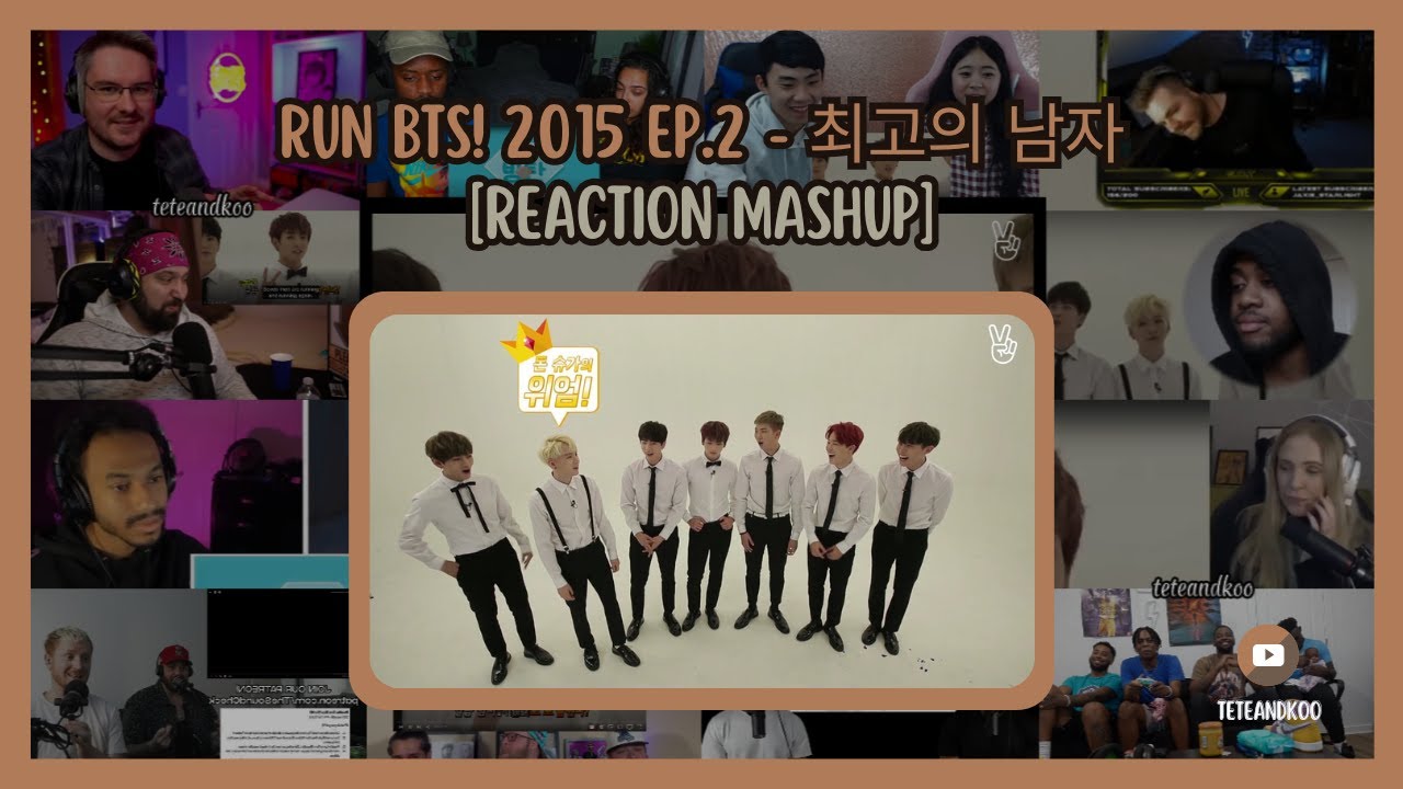 [BTS] Run BTS! EP.2 | Reaction mashup - YouTube
