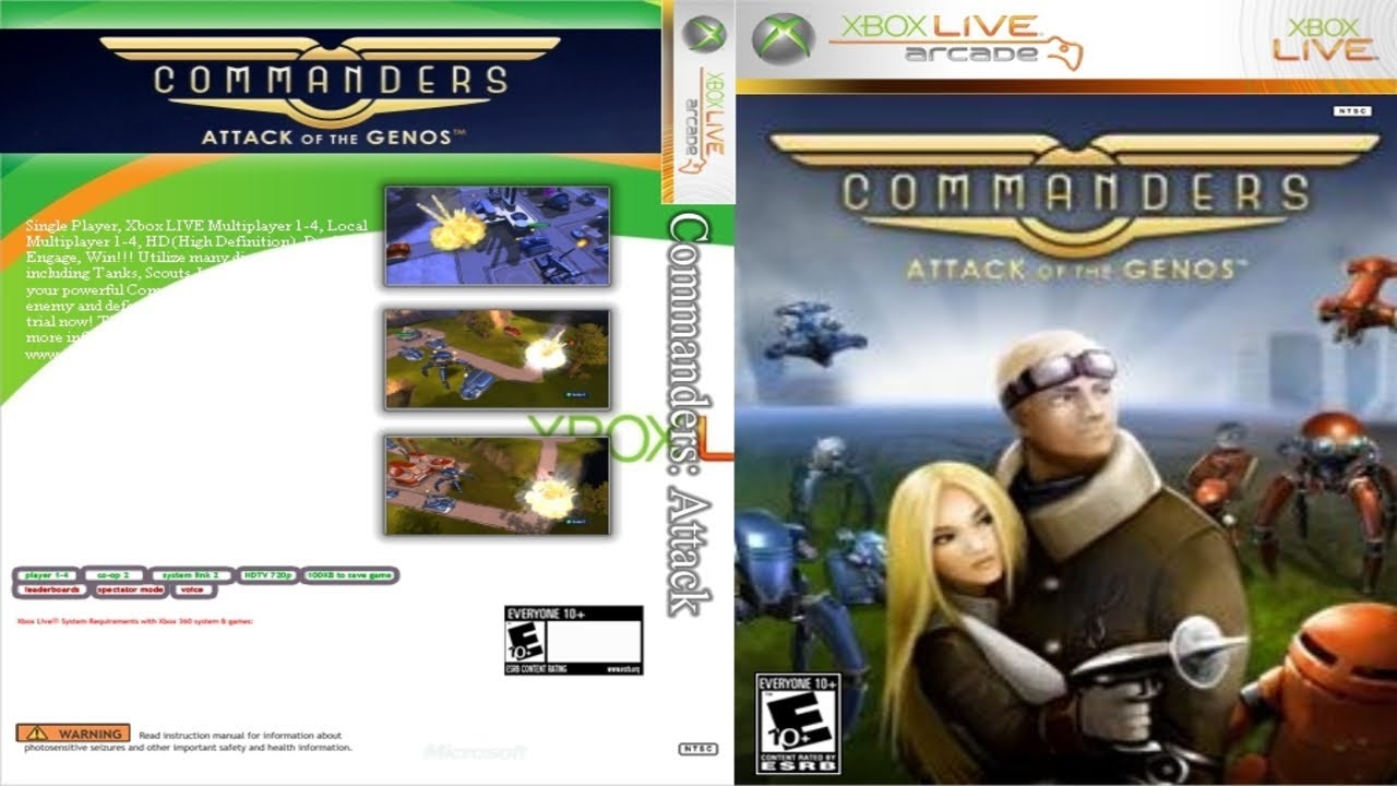 Commanders: Attack of the Genos (2008) - Full Gameplay | XBOX 360 ...