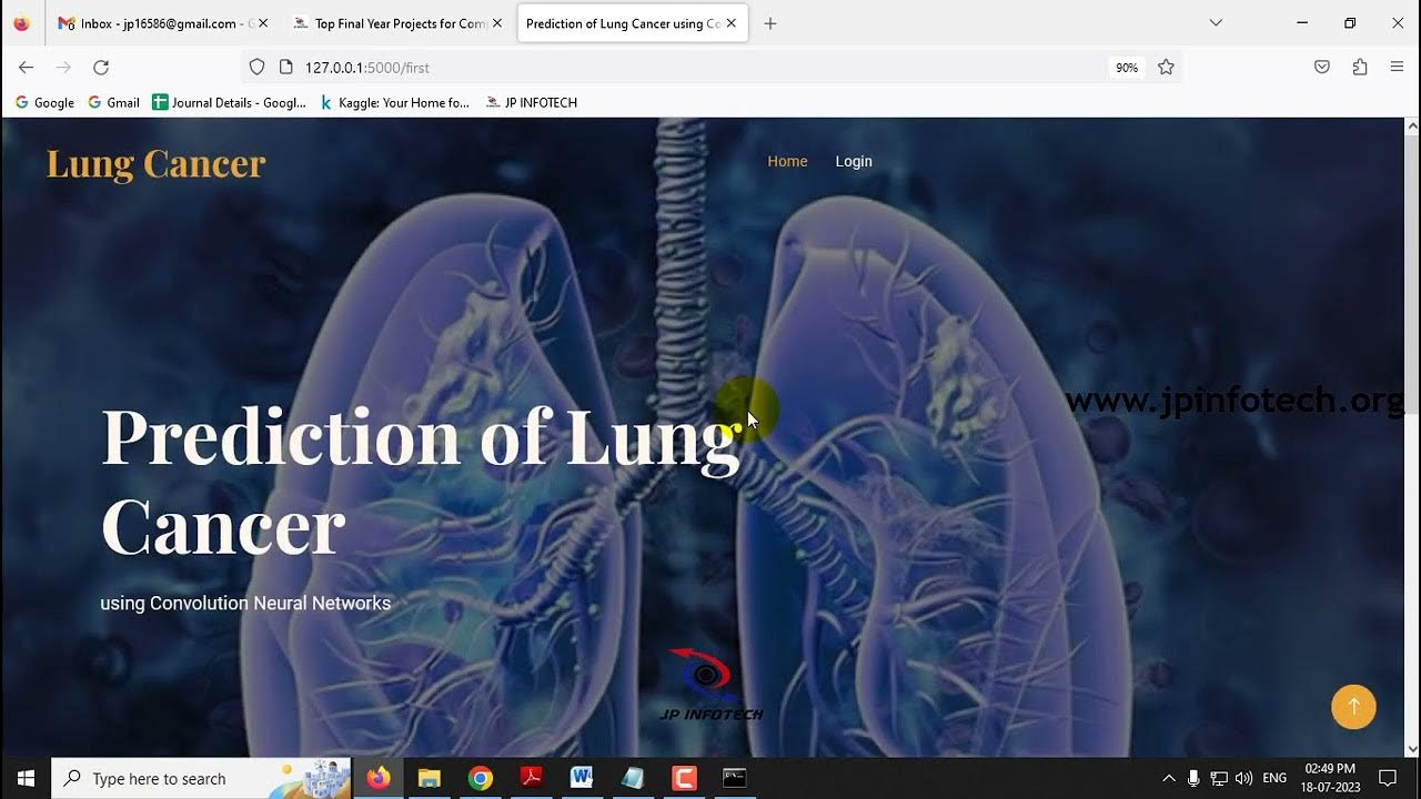 Prediction of Lung Cancer using Convolution Neural Networks | Python IEEE Final Year Project ...