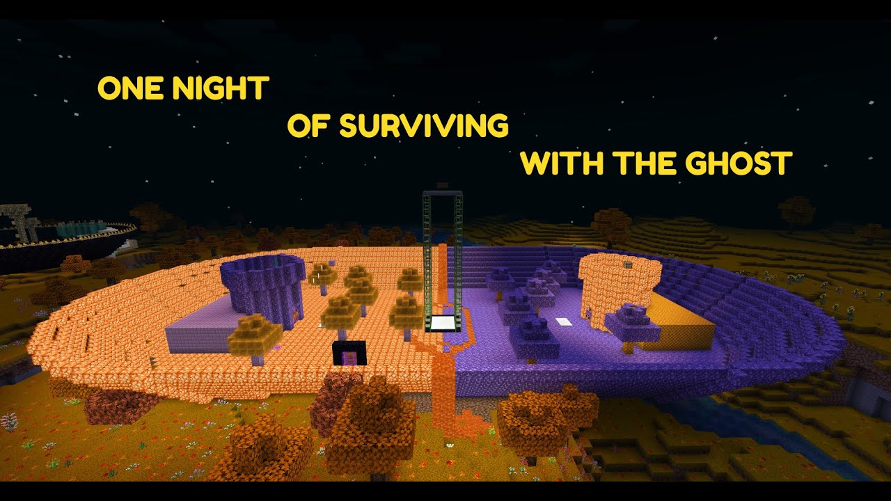 One night of surviving the ghost in Minecraft! - YouTube