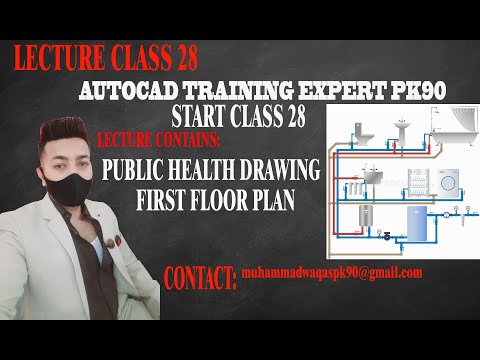 Easy Way To Make Public Health Drawing In AutoCad - AutoCad Tips For ...
