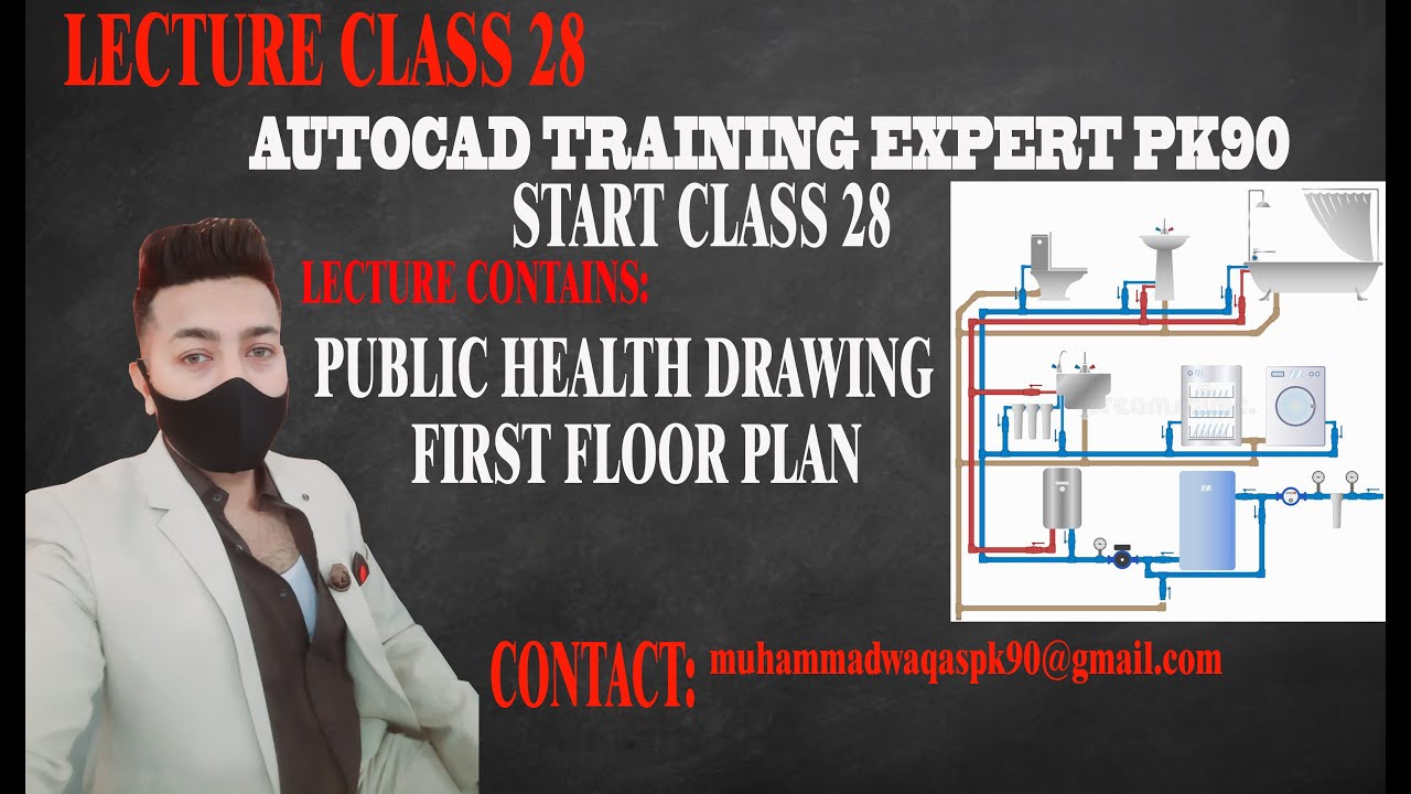 Easy Way To Make Public Health Drawing In AutoCad - AutoCad Tips For ...