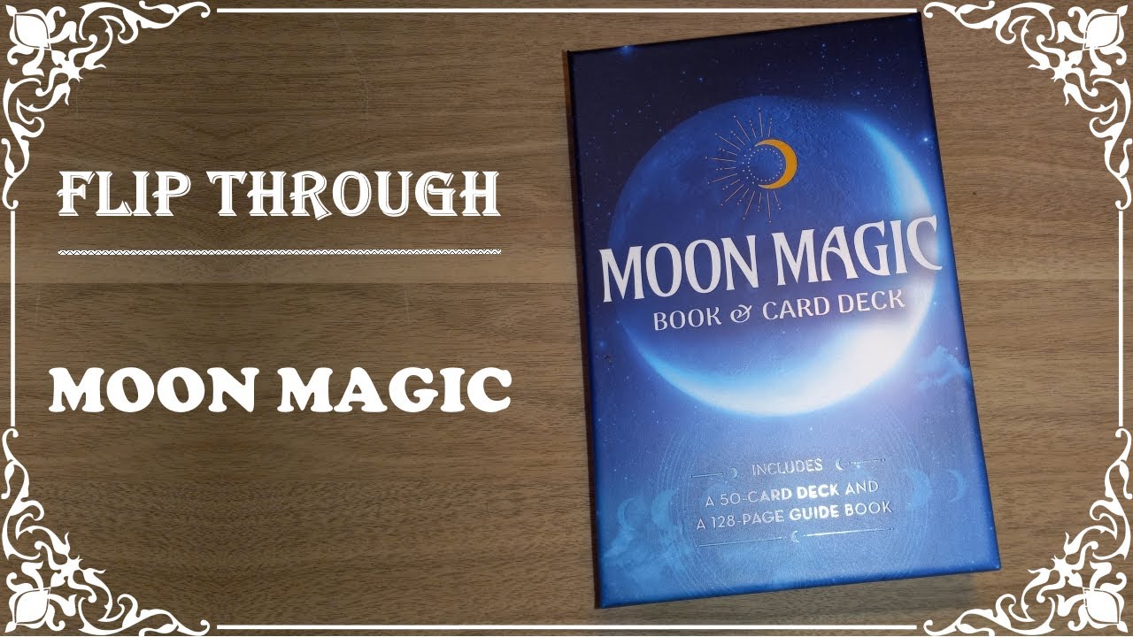 Moon Magic Oracle Deck | Unboxing & Flipthrough | 50 Cards + Guidebook ...