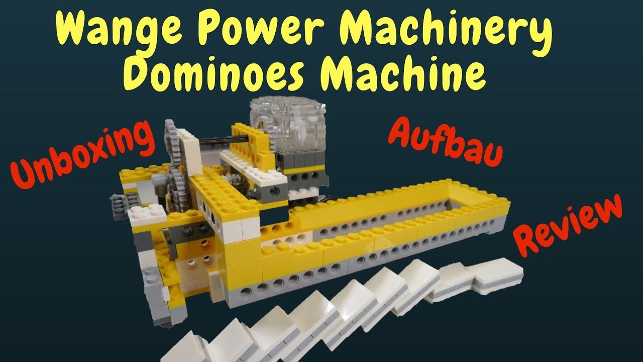 Wange Power Machinery - Dominoes Machine - 1405 - YouTube