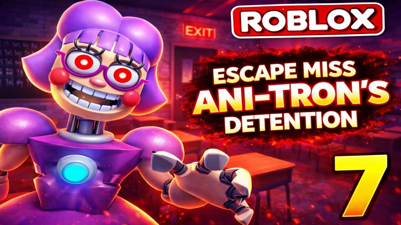 Roblox | Escape Miss Ani - Tron's Detention | New Gameplay Walkthrough ...