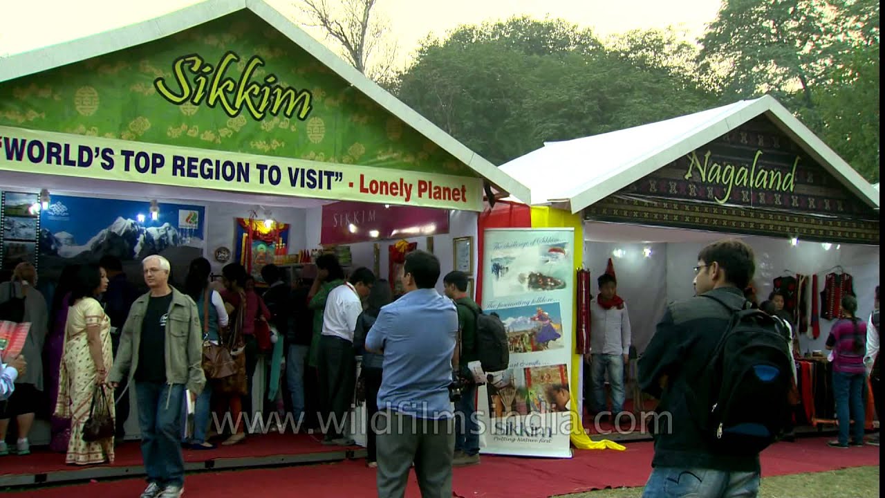 Cultural stalls of NE state at the North East Fest - YouTube