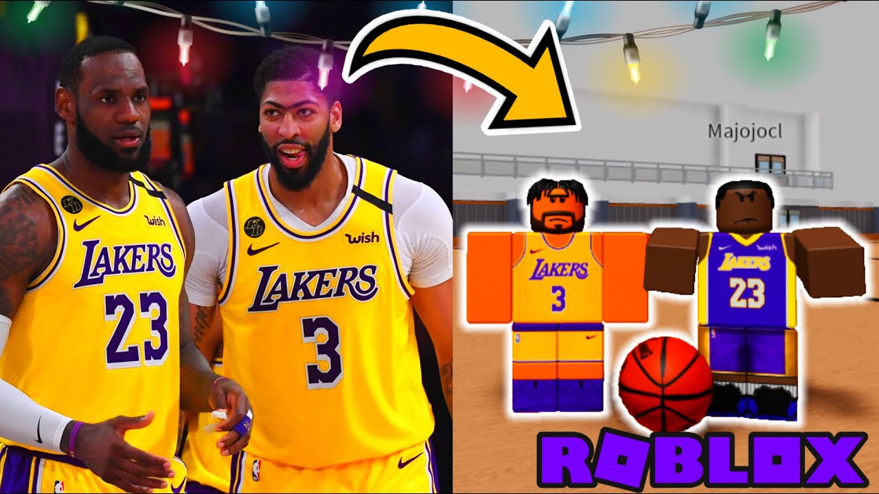 LEBRON JAMES AND ANTHONY DAVIS DOMINATE IN ROBLOX! FT.JUICYJOHN [NBA ...