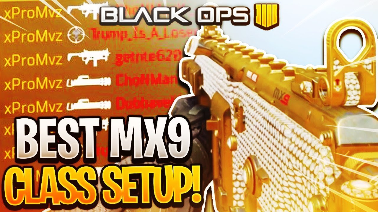 (BO4) BEST MX9 SMG CLASS SETUP! (BLACK OPS 4) - YouTube