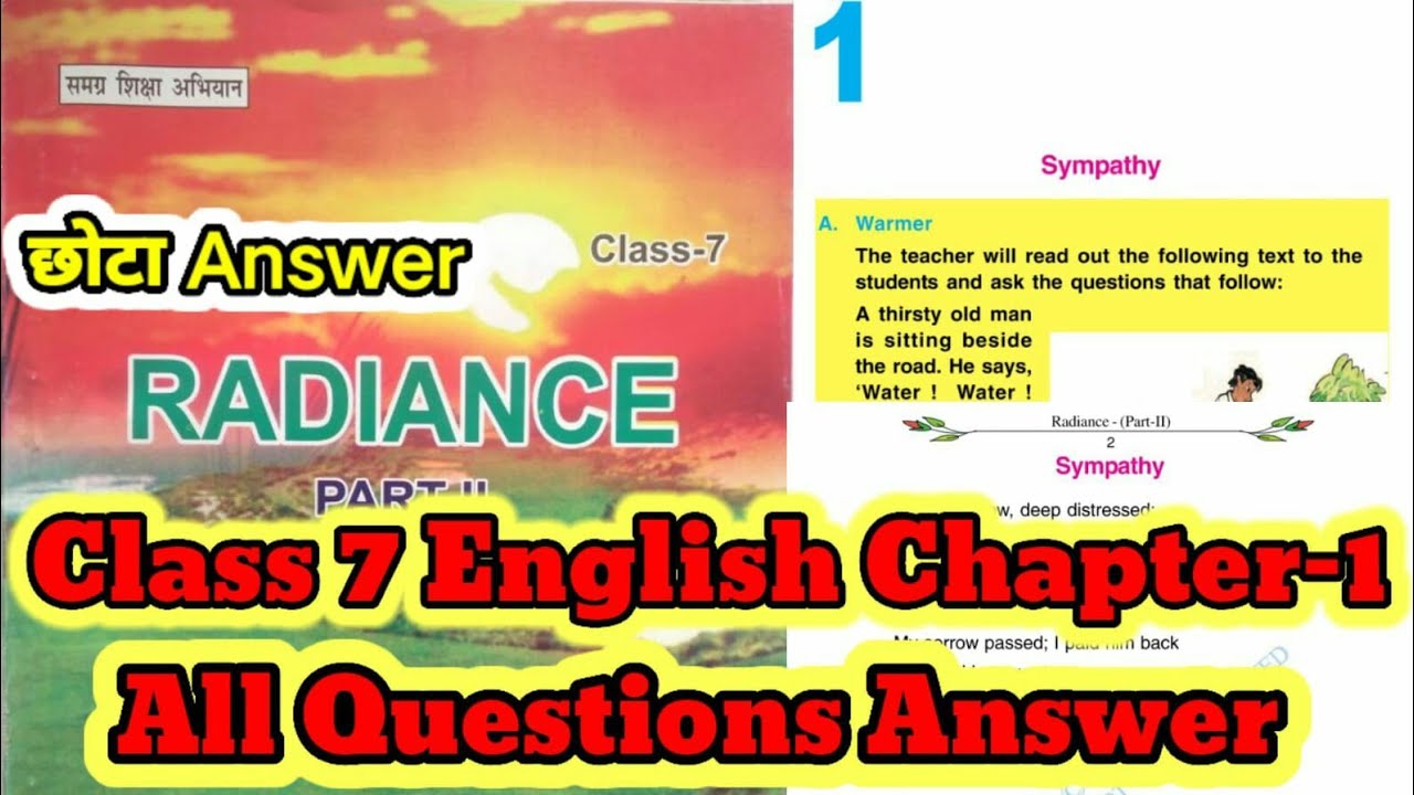 Class 7 English Chapter 1 Question Answer Bihar Board Sympathy class-7-english-chapter-1-question-answer-bihar-board-sympathy