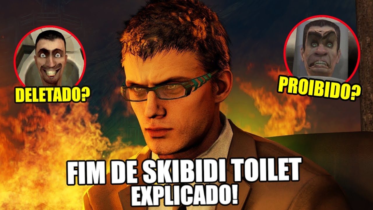 😥 SKIBIDI TOILET *BANIDO?!* Fim de SKIBIDI TOILET? Explicando confusão ...