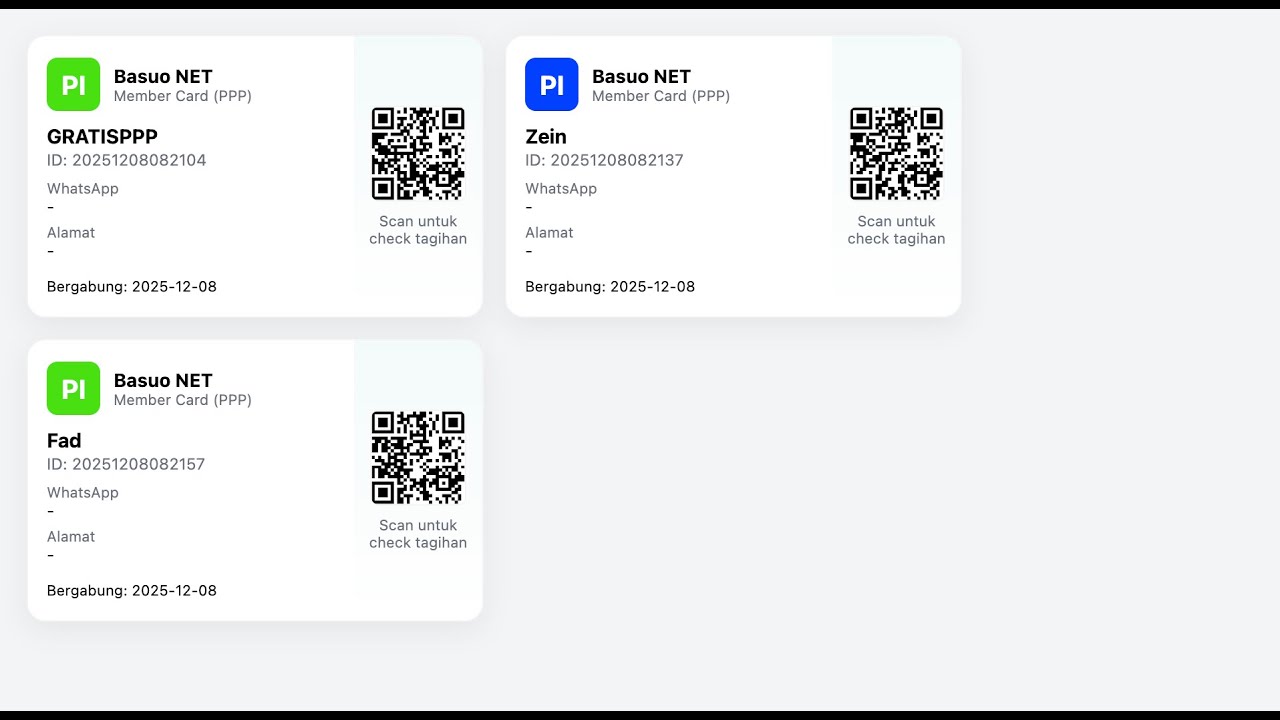 Member Card Untuk PPP, SOLUSI TAMPA WHATSAPP - YouTube