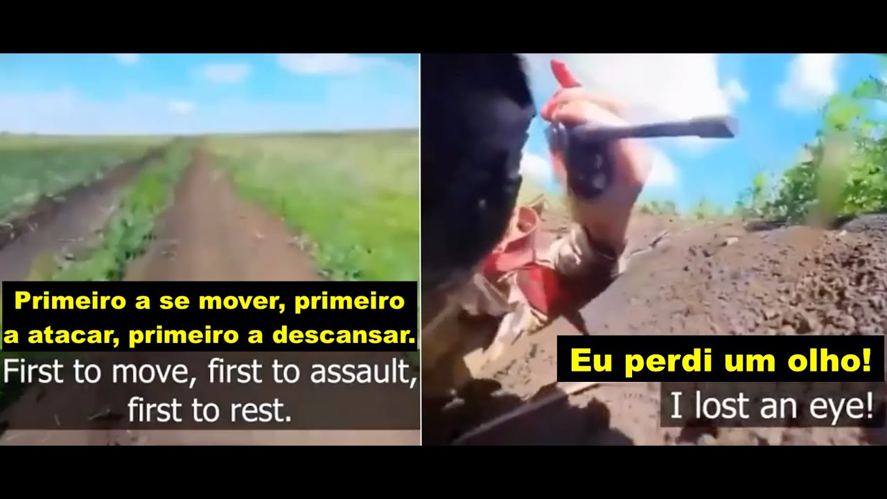 Soldado Russo LOUCO Vai SOZINHO na RAÇA contra Posições Ucranianas ...