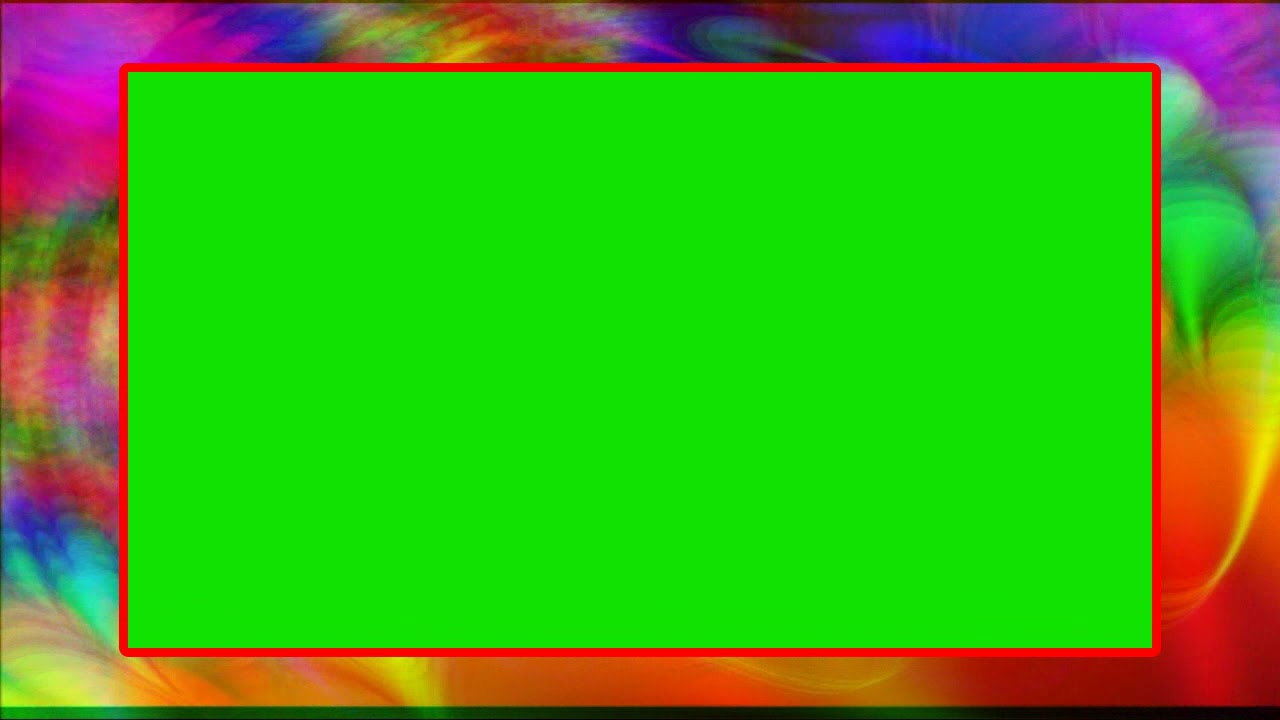 PICTURE FRAME GREEN SCREEN EFFECT 474 - YouTube