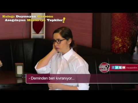 Kulağı Duymayan Garsonu Aşağılayan Müşteriye Tepkiler #SenOlsanNeYapardın?