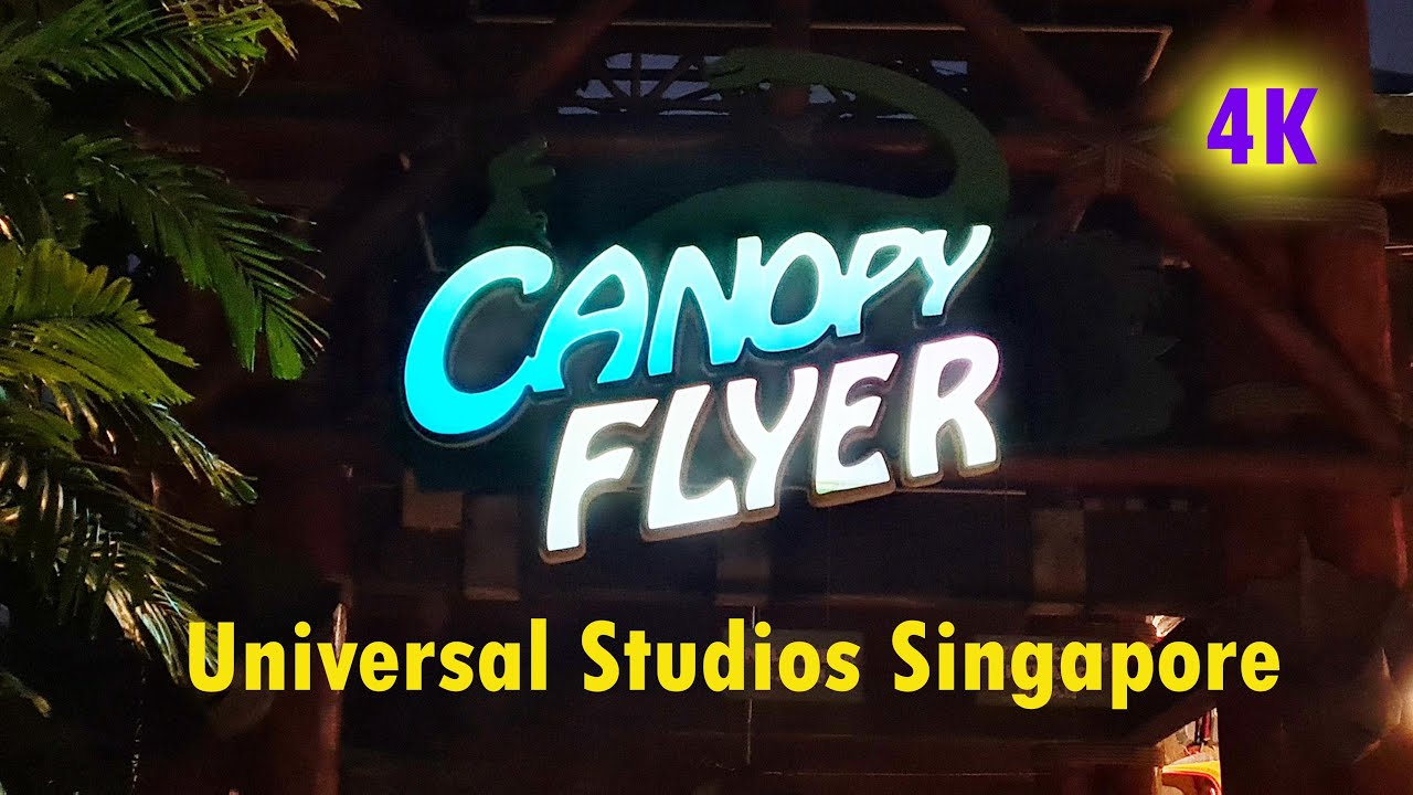 Canopy Flyer Universal Studios Singapore - YouTube