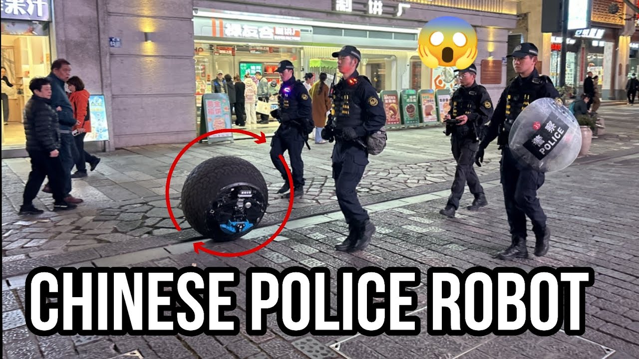 Chinese Police Robot, Spherical RTG Robot - YouTube