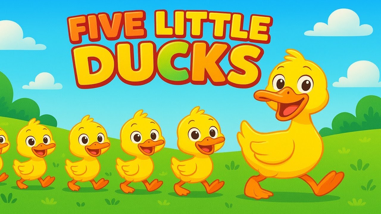 Five Little Ducks | “Quack, Quack!” Nursery Rhyme & Dance - YouTube